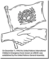 為孩子們的著色頁: United Nations Day – coloring pages